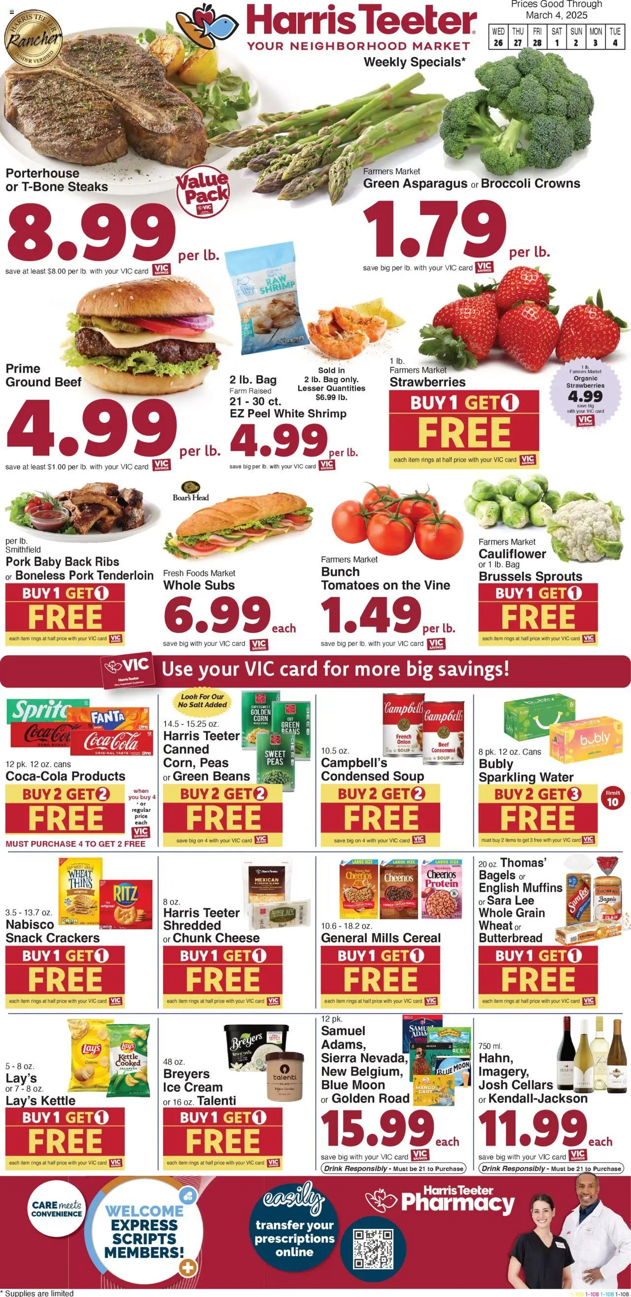 Harris Teeter Weekly Ad - SC from 02/26/2025 >> Flyer