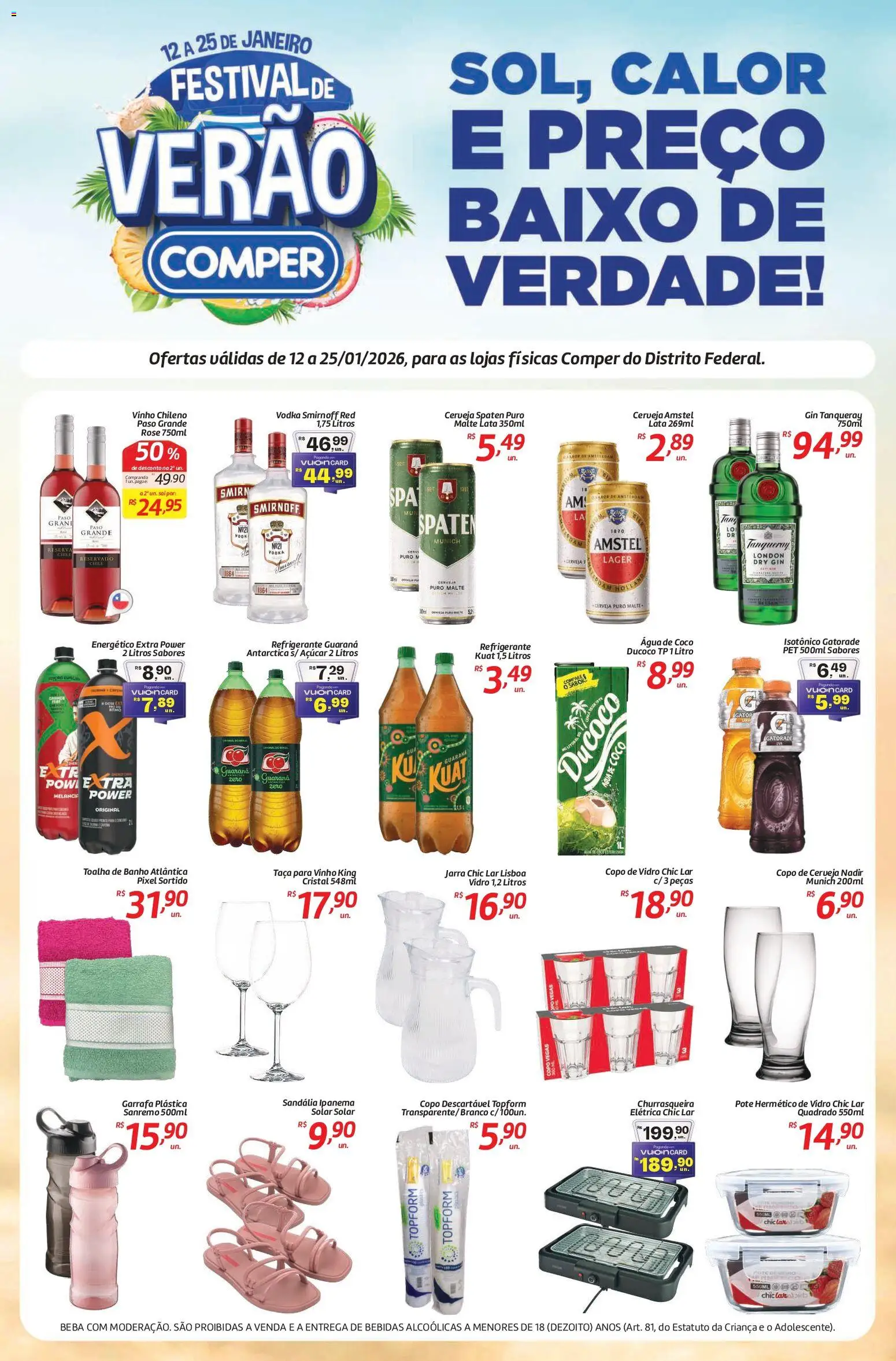 Comper Ofertas Festival de Verão (de 12/01/2026) - Promoções PDF