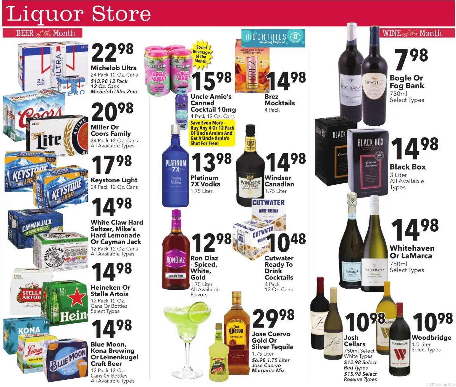 Coborn's Liquor Store from 01/28/2026 >> Flyer