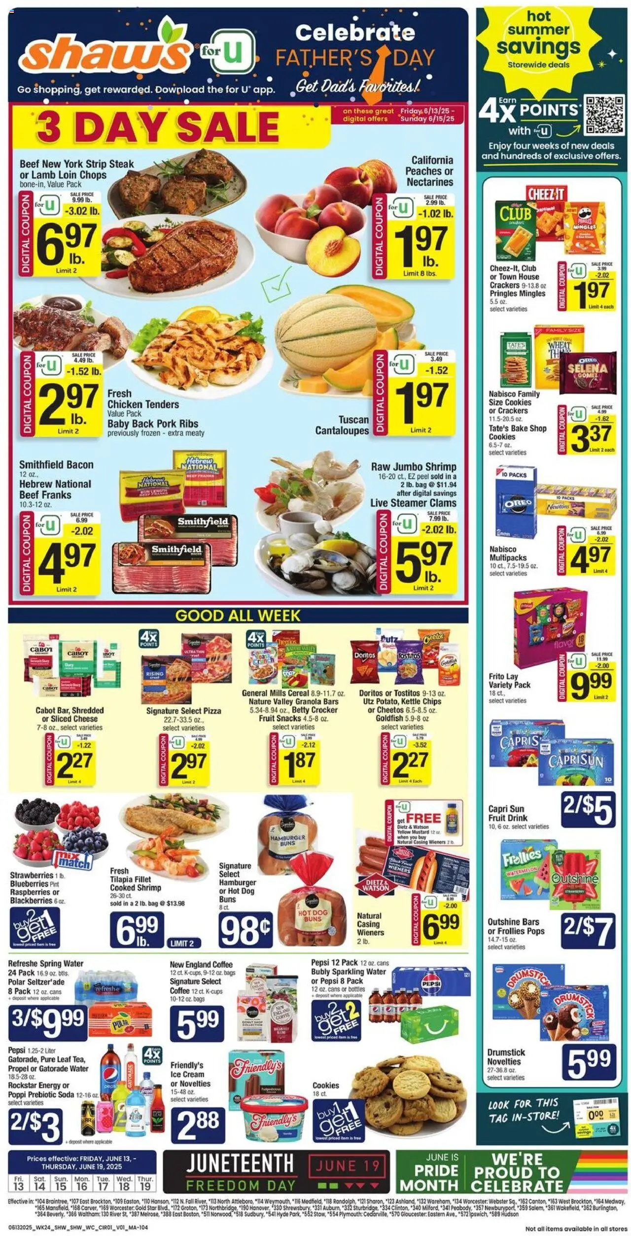 Shaw's Weekly Ad from 06/13/2025 >> Flyer