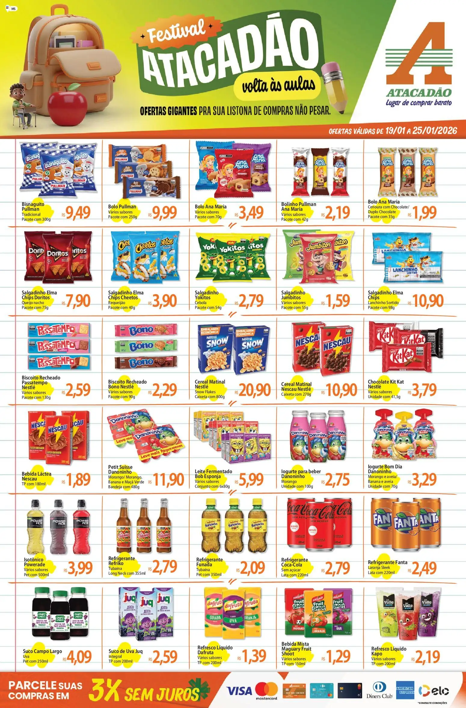 Folheto Atacadão Ofertas - MS de 19/01/2026