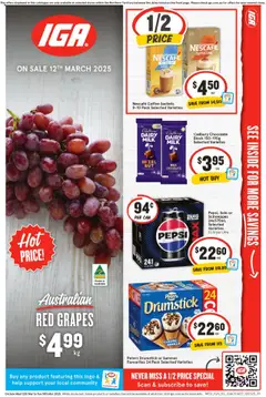 IGA Catalogue for this week from 12/03/2025 - new specials