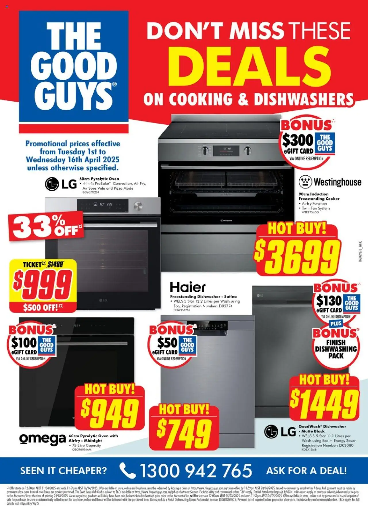 The Good Guys Catalogue from 31/03/2025 New Specials