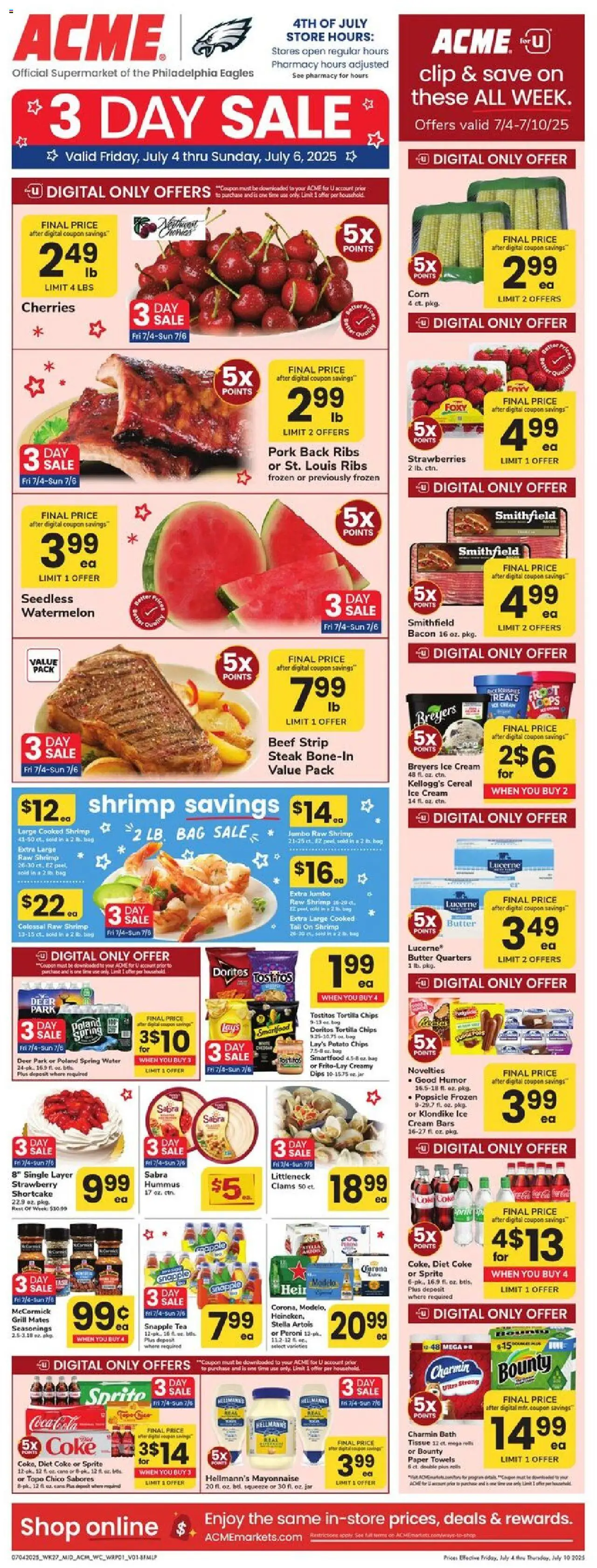 Acme Weekly Ad (07/04/2025) 🛍️ >> Circular, Flyer