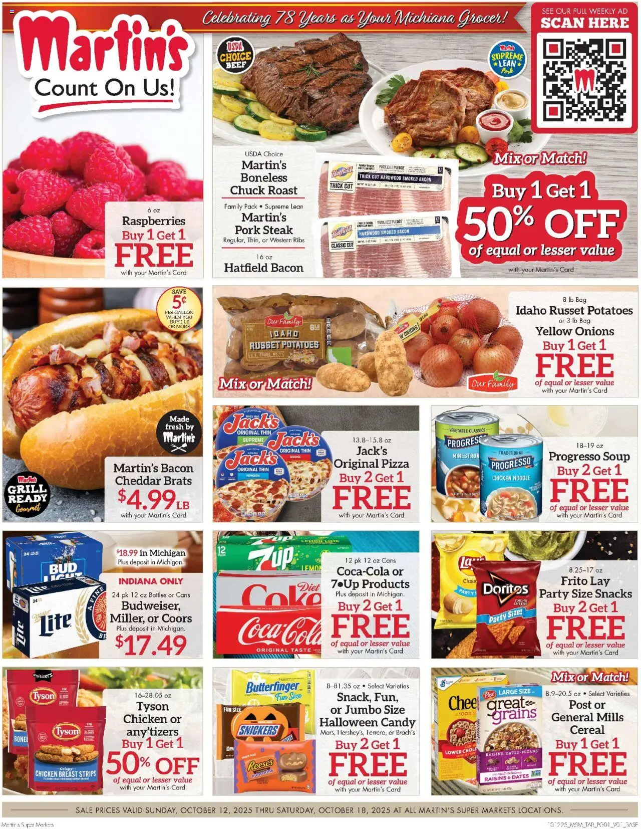 Martin’s Current Ad - IN from 10/12/2025 >> Flyer