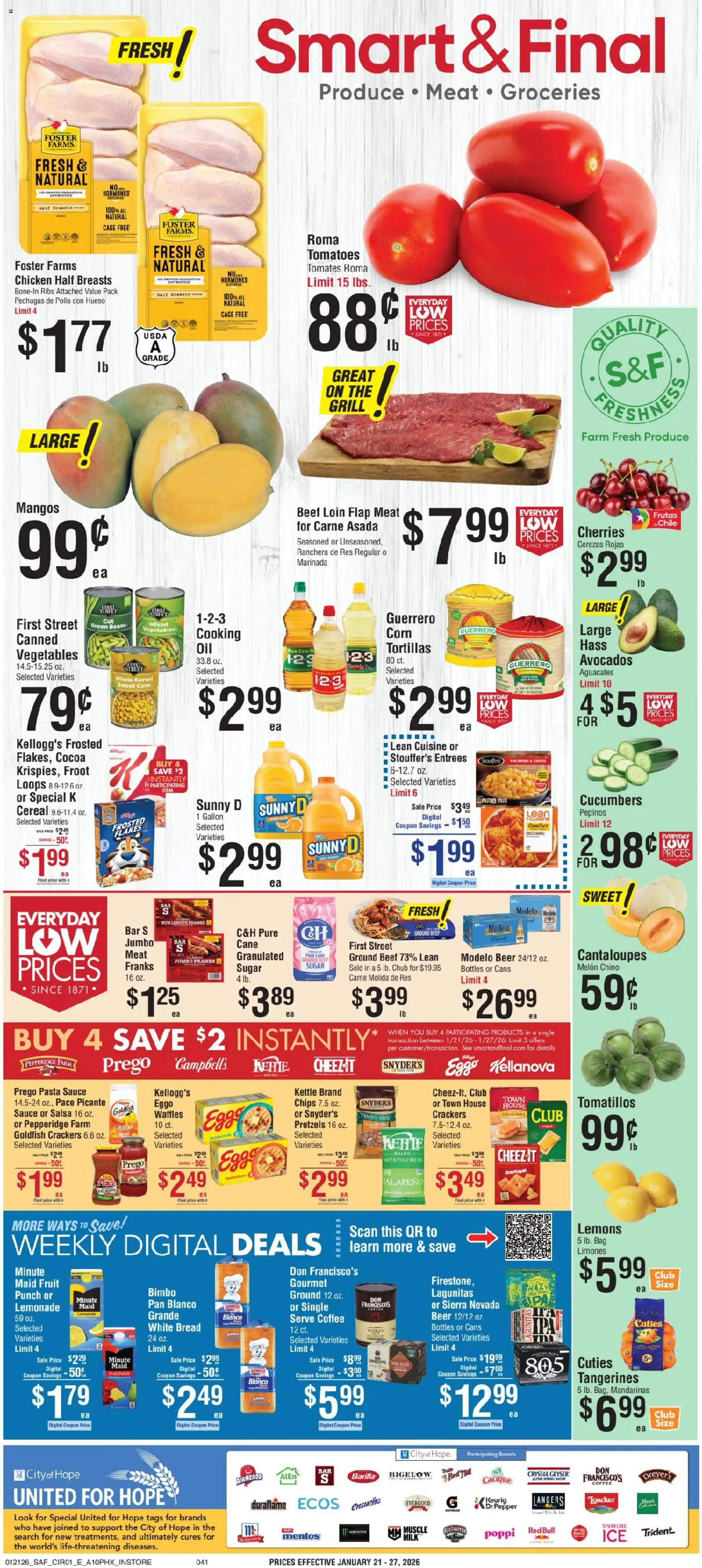 Smart & Final Weekly Ad from 01/20/2026 >> Flyer
