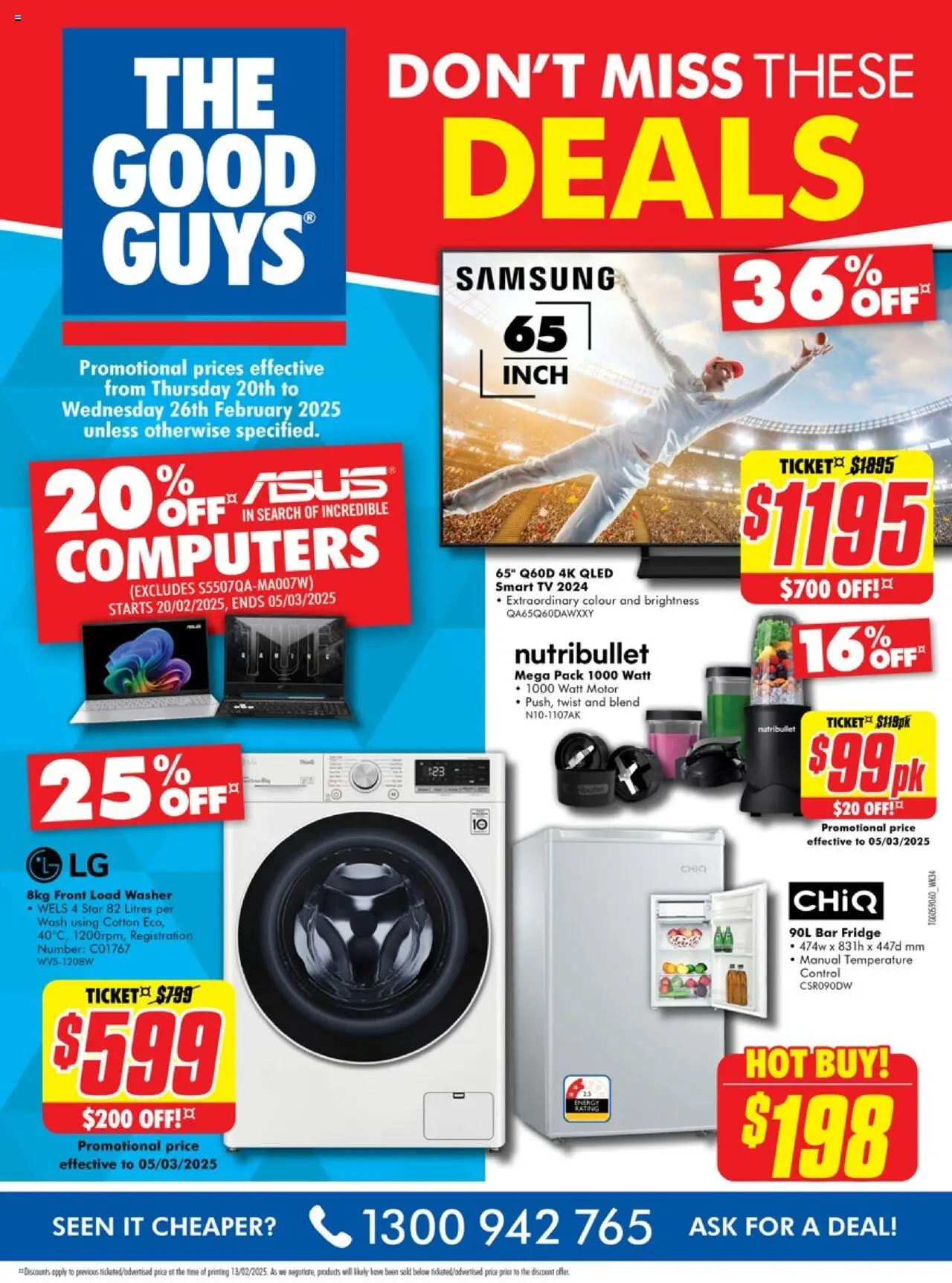 The Good Guys Catalogue from 19/02/2025 New Specials