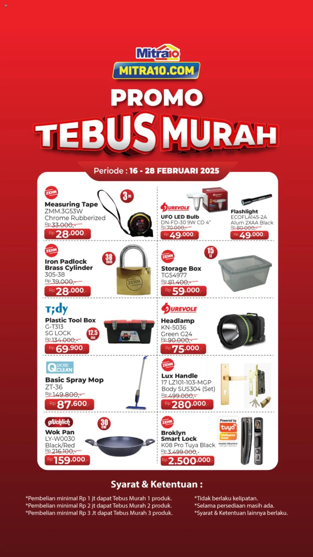 Katalog Mitra10: 16/02/2025 - Promosi Terbaru