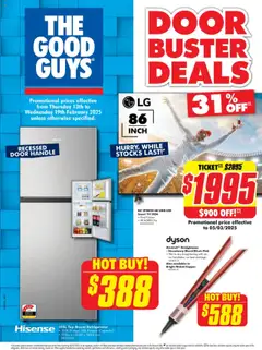 The Good Guys Catalogue from 19/02/2025 New Specials