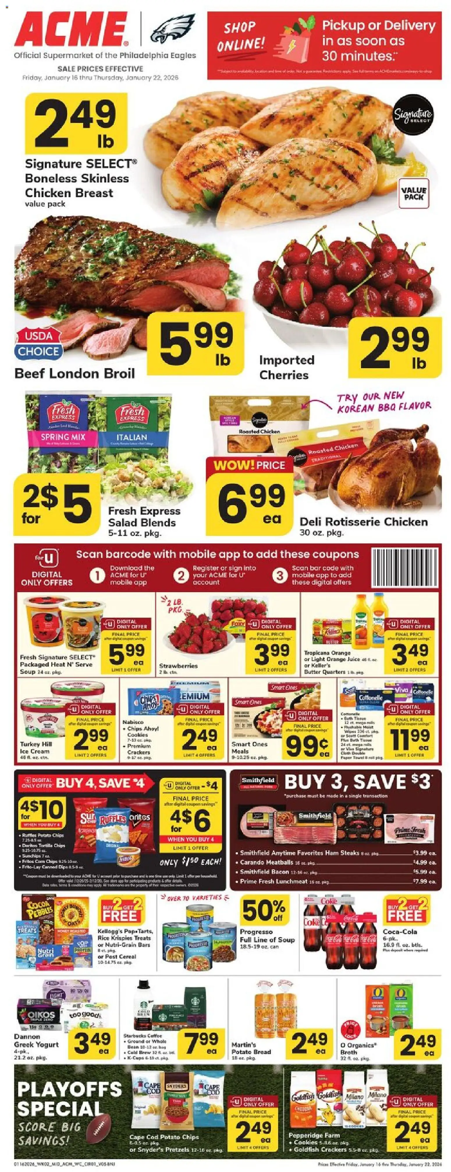 Acme Weekly Ad - NJ (01/16/2026) 🛍️ >> Circular, Flyer