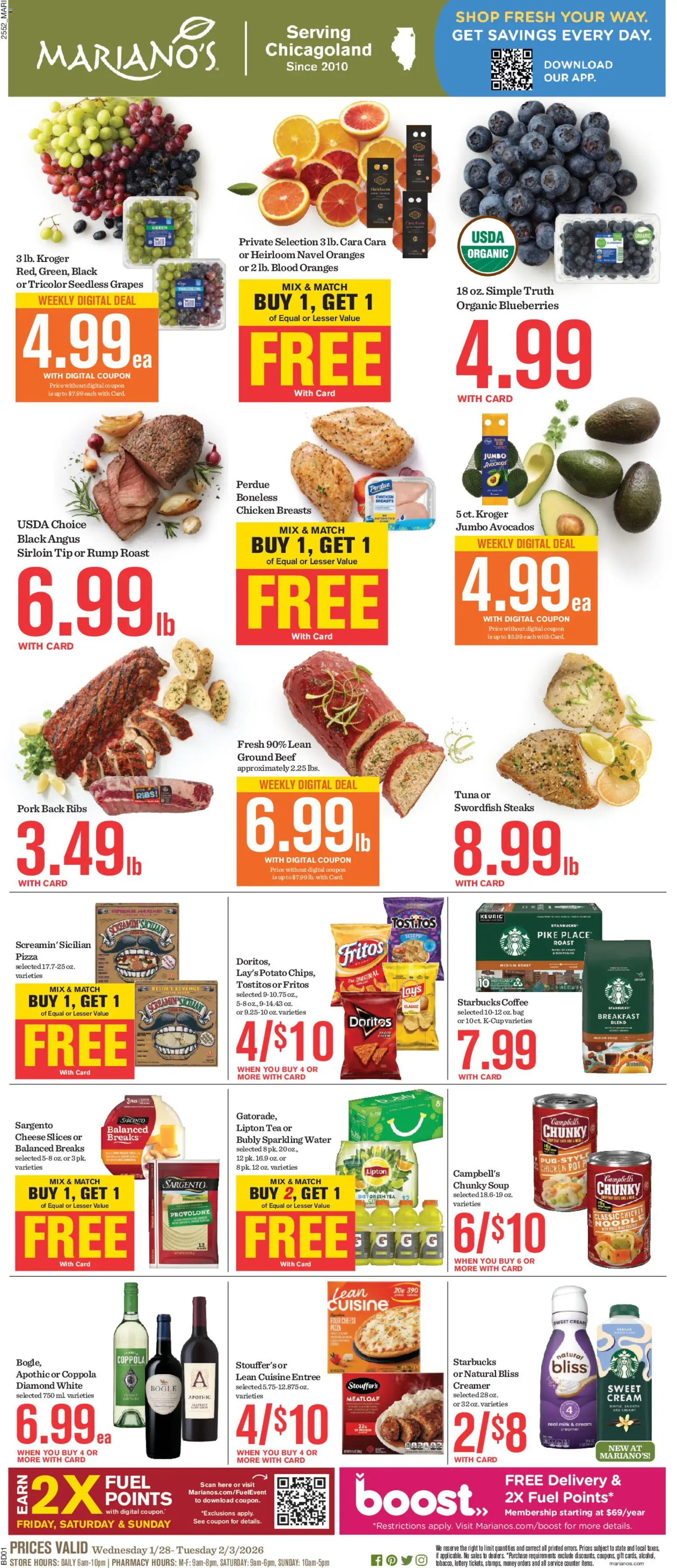 Mariano's Weekly Ad from 01/28/2026 >> Flyer