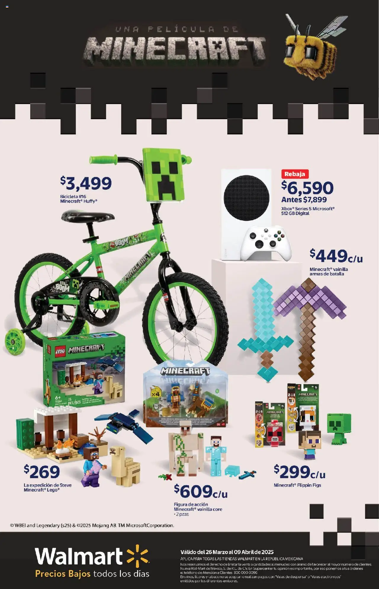 WALMART Catálogo Especial Minecraft de 26/03 - 09/04 - Ofertas hoy en ...