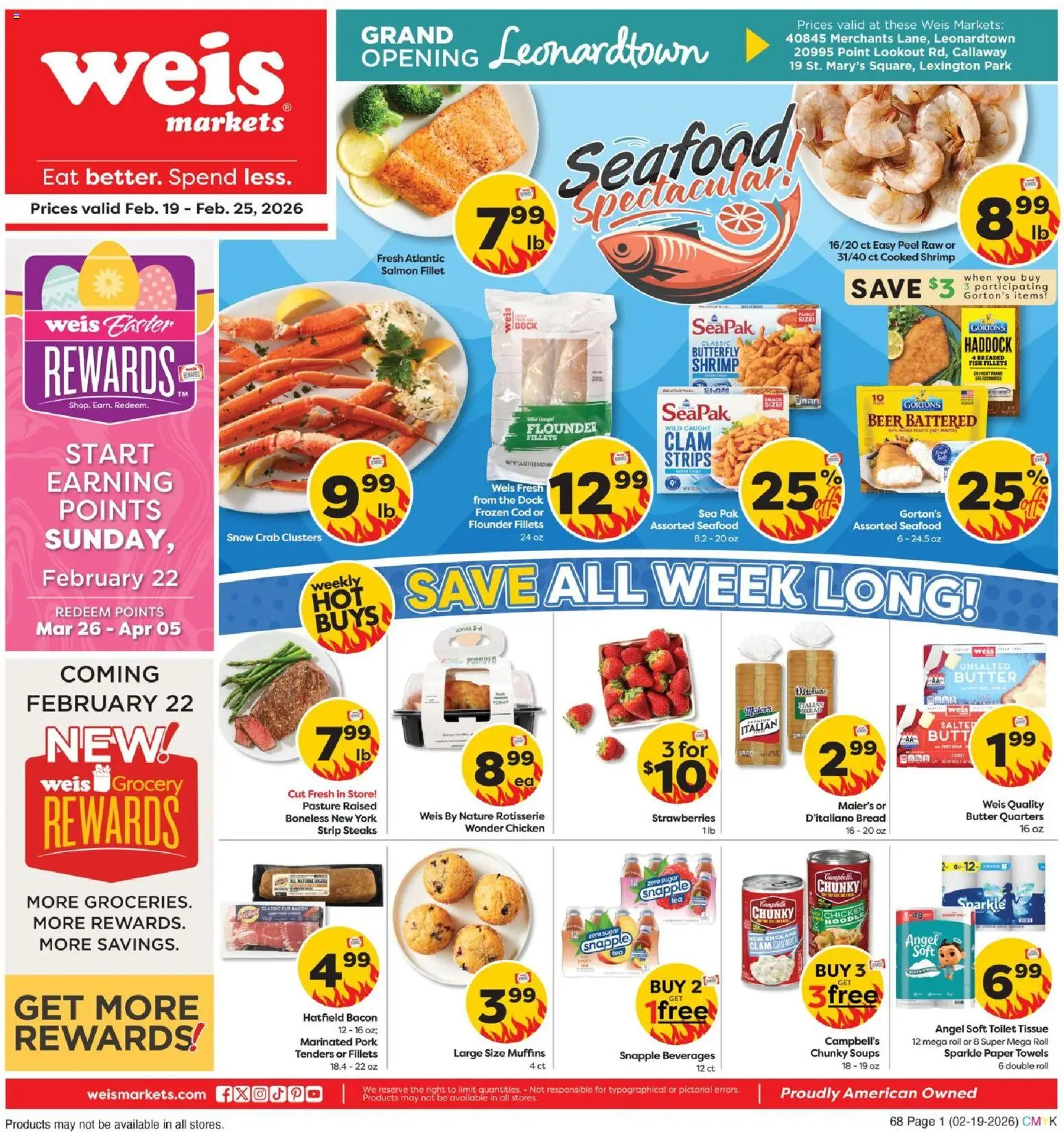 Weis Weekly Ad from 02/19/2026 >> Flyer