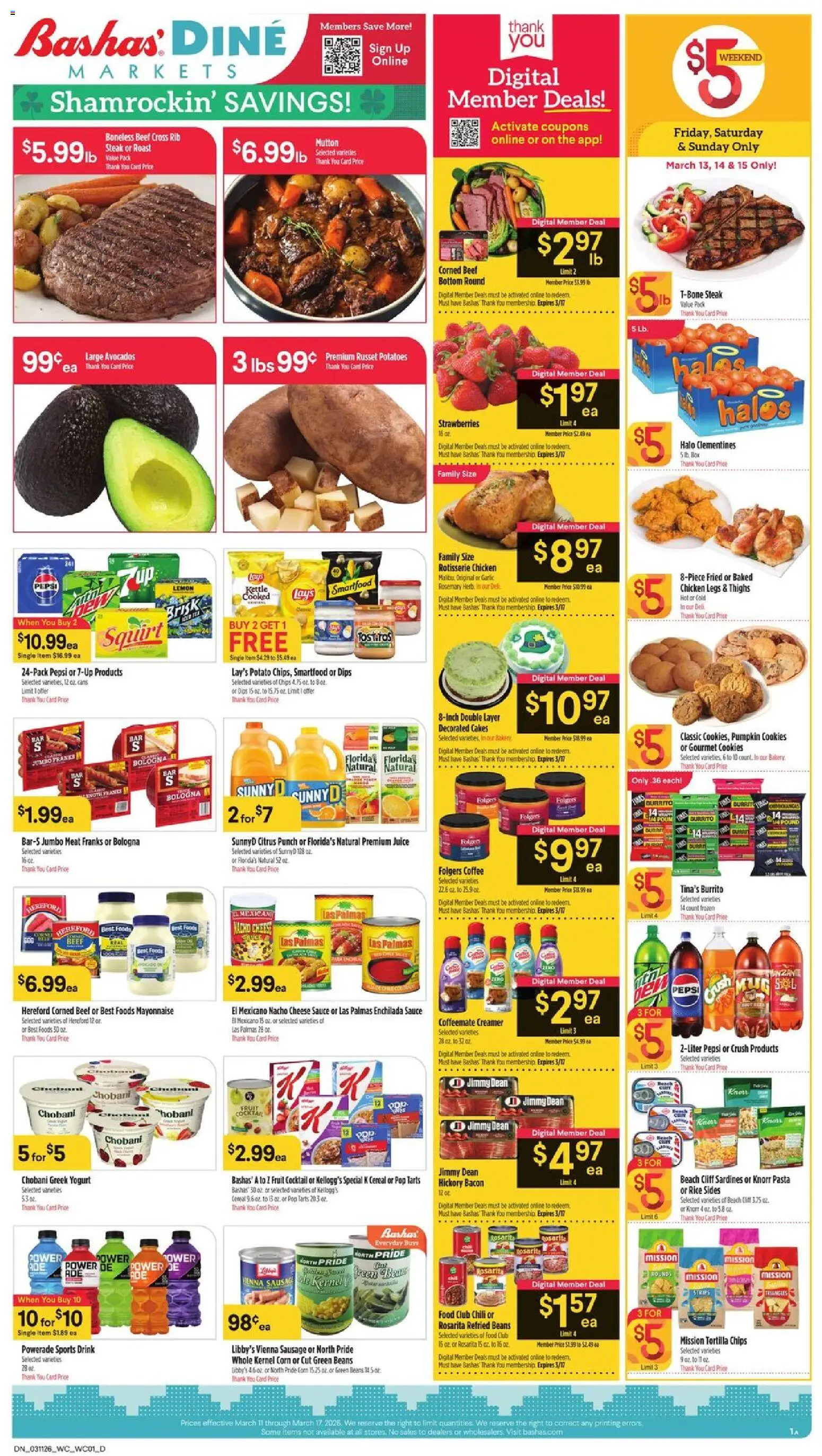 Basha's Weekly Ad from 03/11/2026 >> Flyer