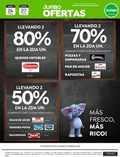 JUMBO Ofertas hoy >> 24/03/2025 fin de semana (promociones)
