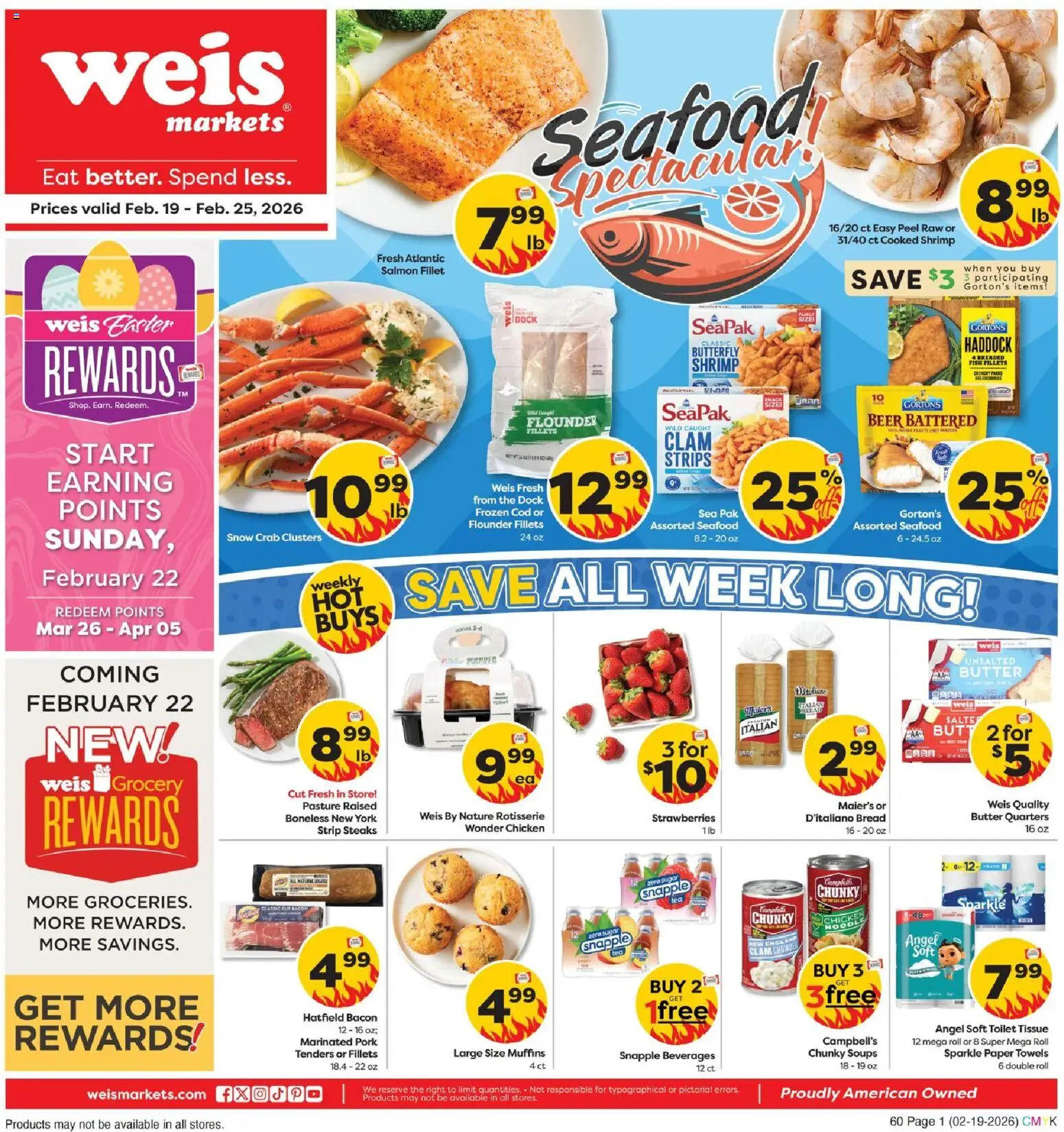Weis Weekly Ad from 02/19/2026 >> Flyer