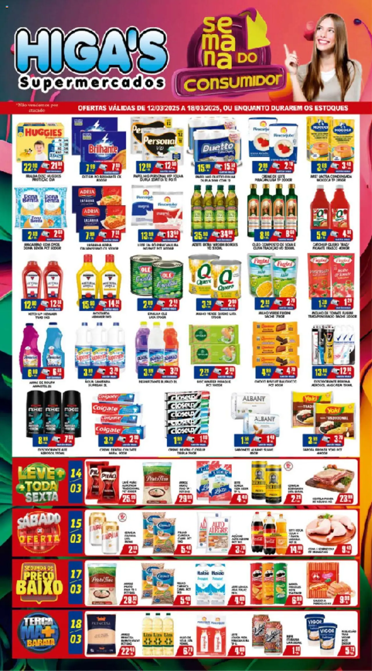 Higa's Supermercado Ofertas de 12/03/2025 >> Promoções online