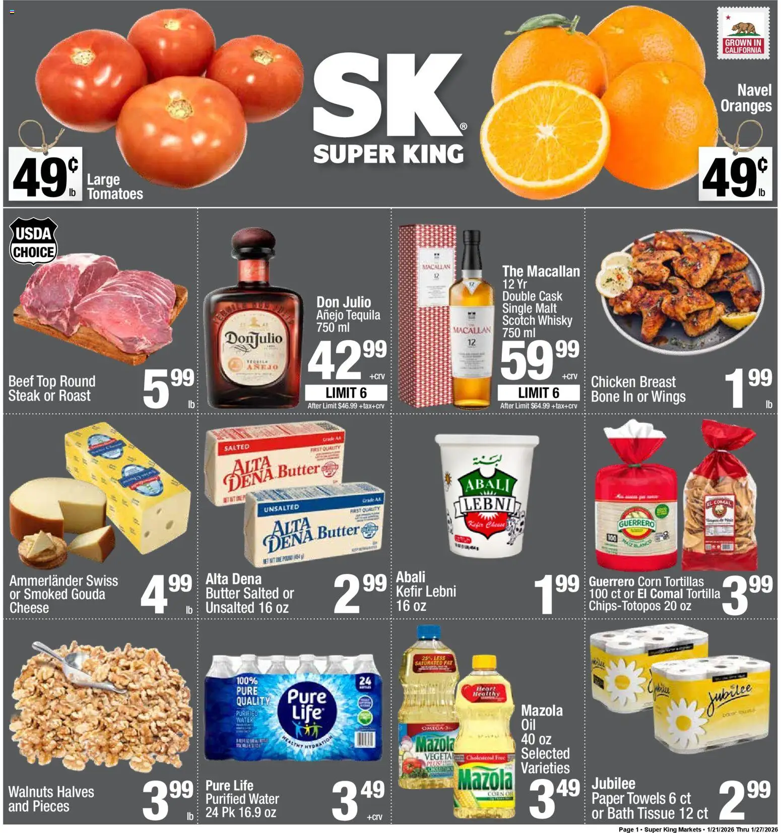 Super King Weekly Ad from 01/21/2026 >> Flyer