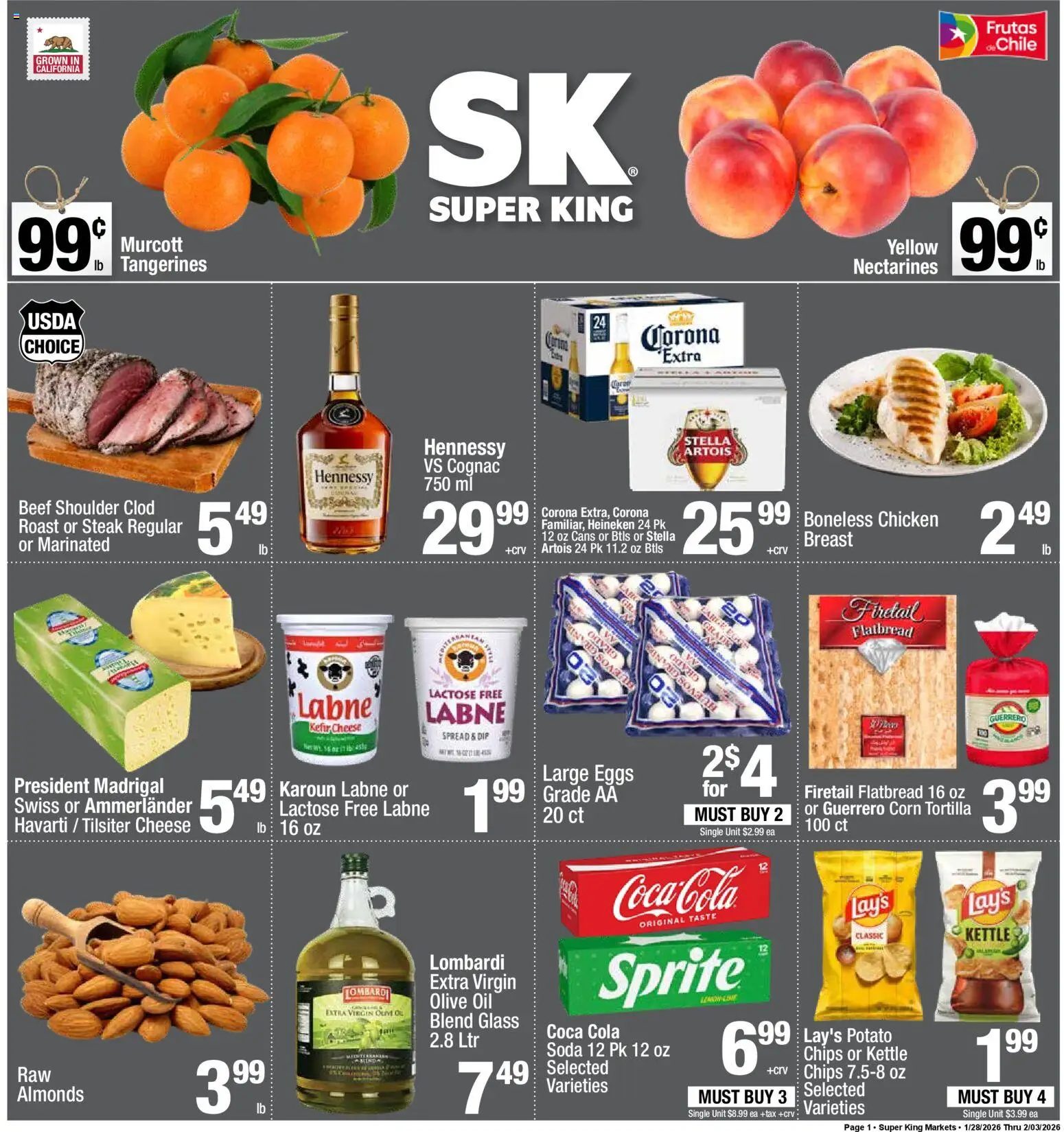Super King Weekly Ad from 01/28/2026 >> Flyer