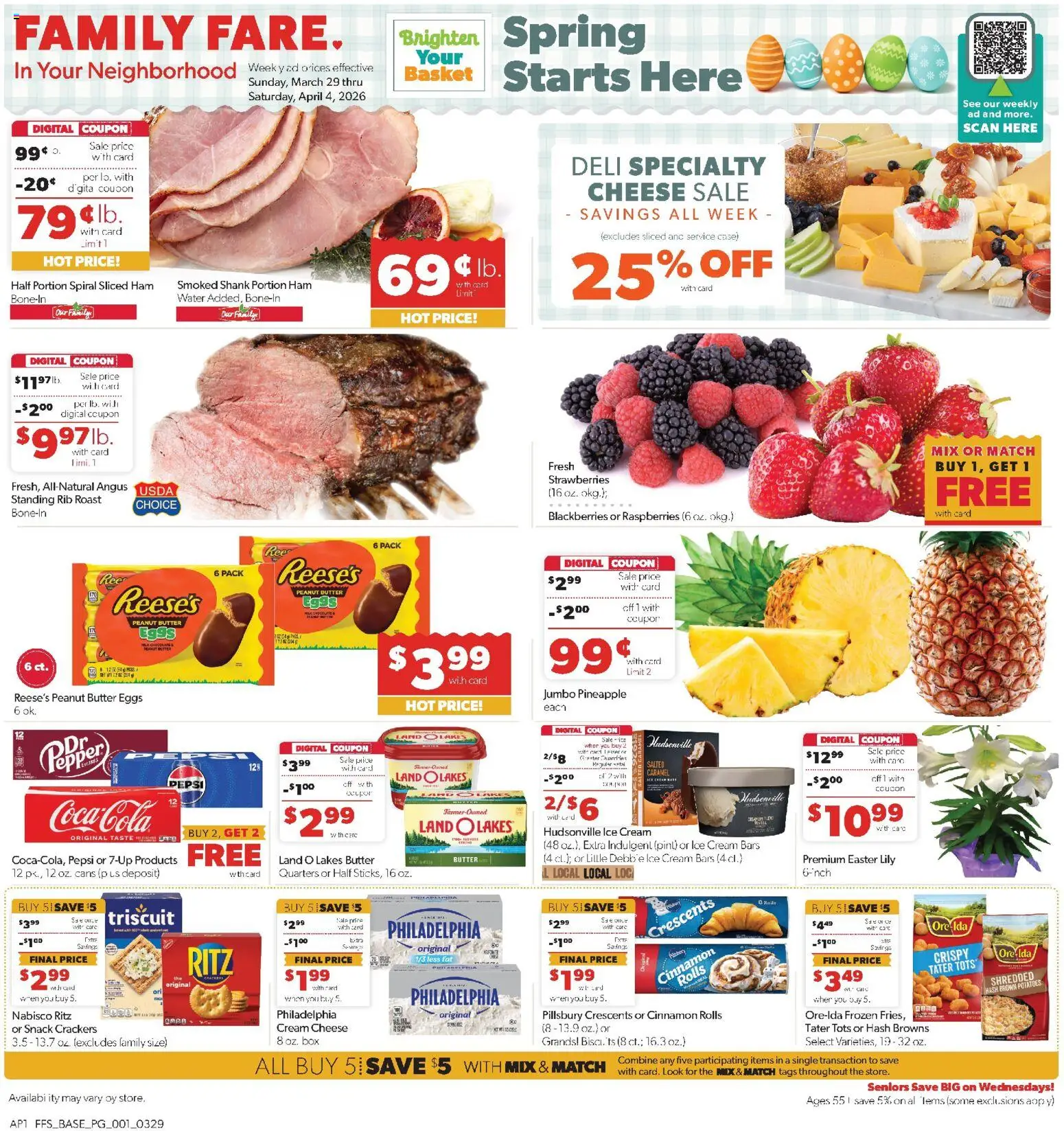 Family Fare Weekly Ad from 03/29/2026 >> Flyer