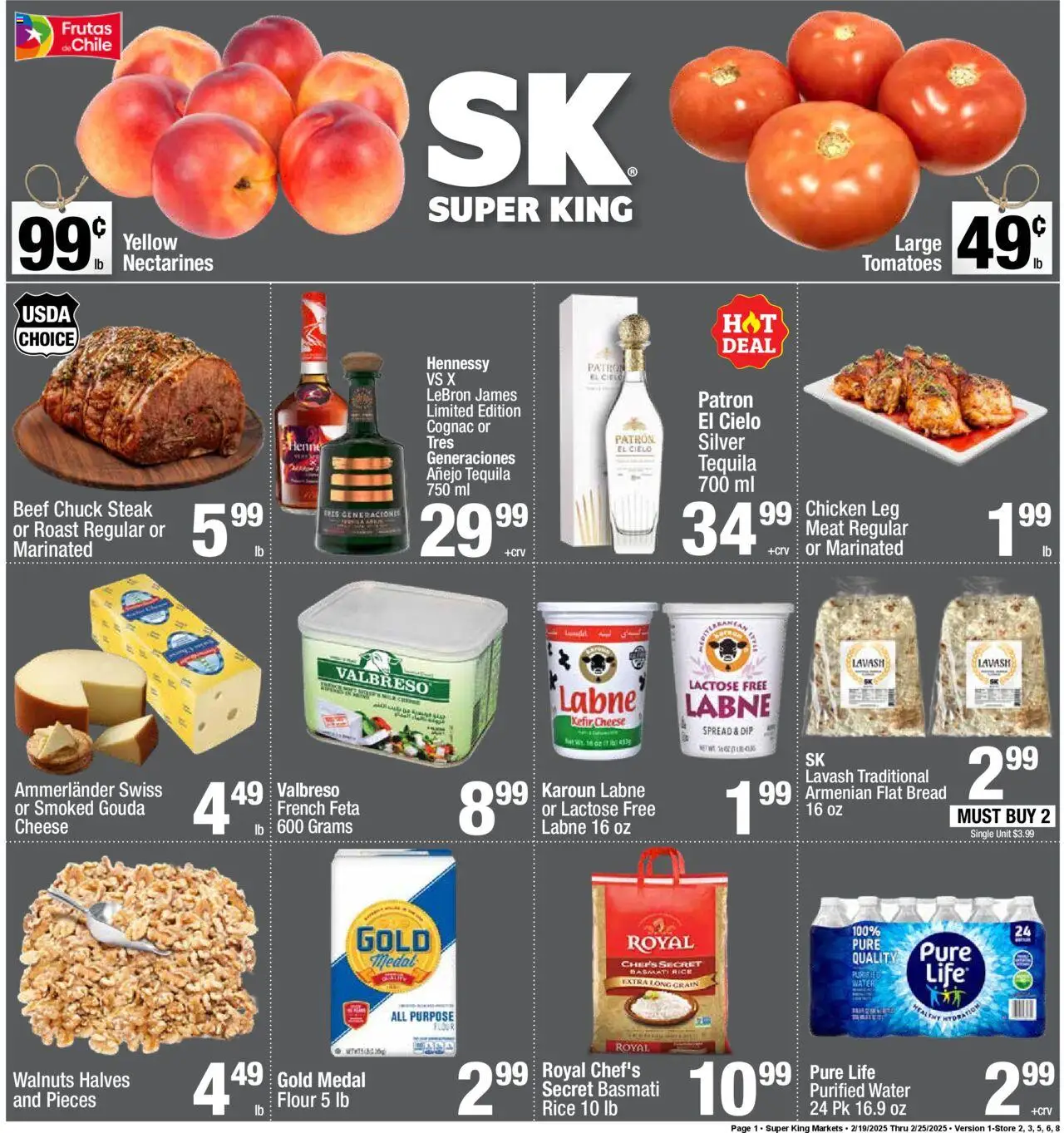 Super King Weekly AD from 02/19/2025 >> Supermarket