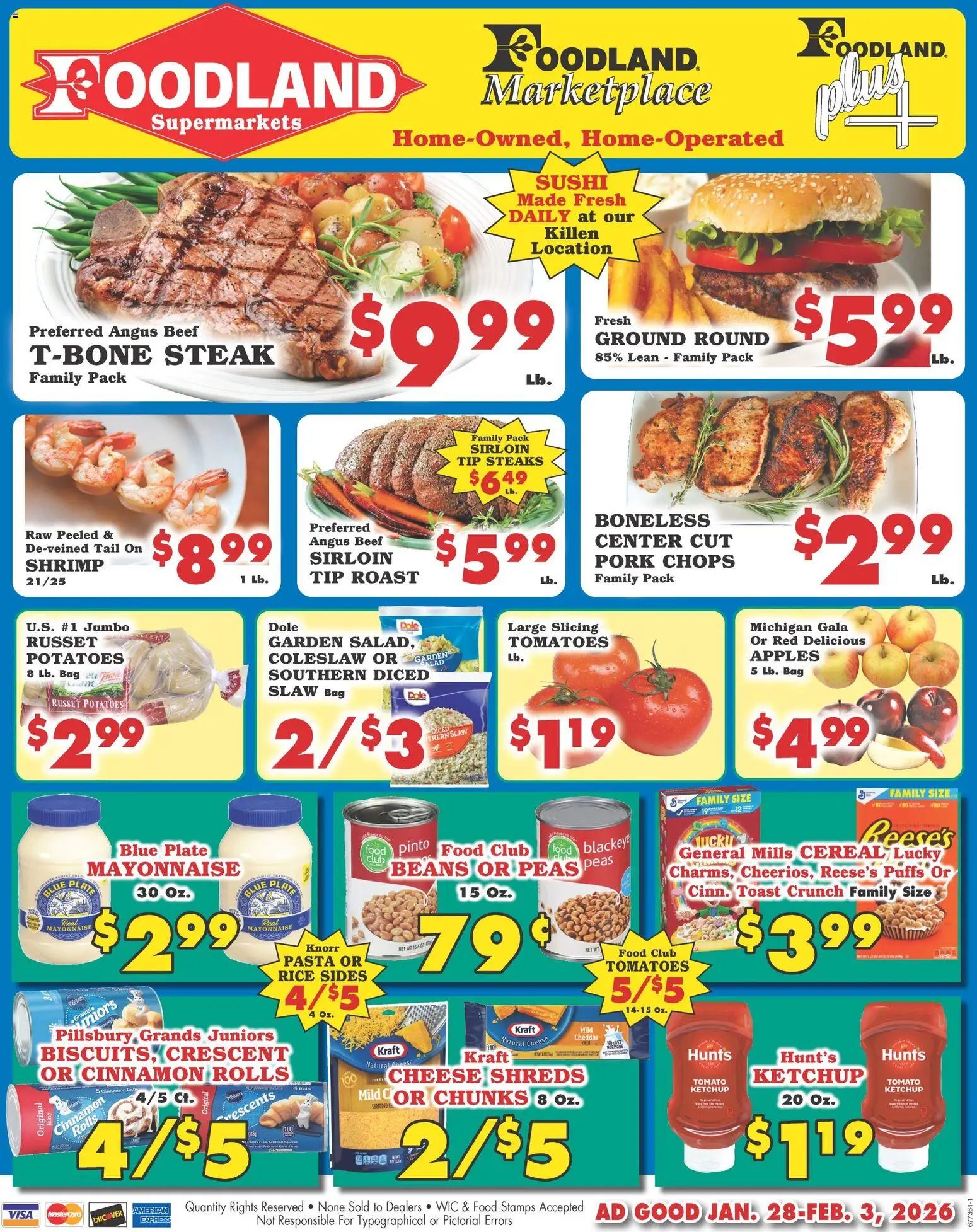 Foodland Weekly Ad - Supermarkets from 01/28/2026 >> Flyer