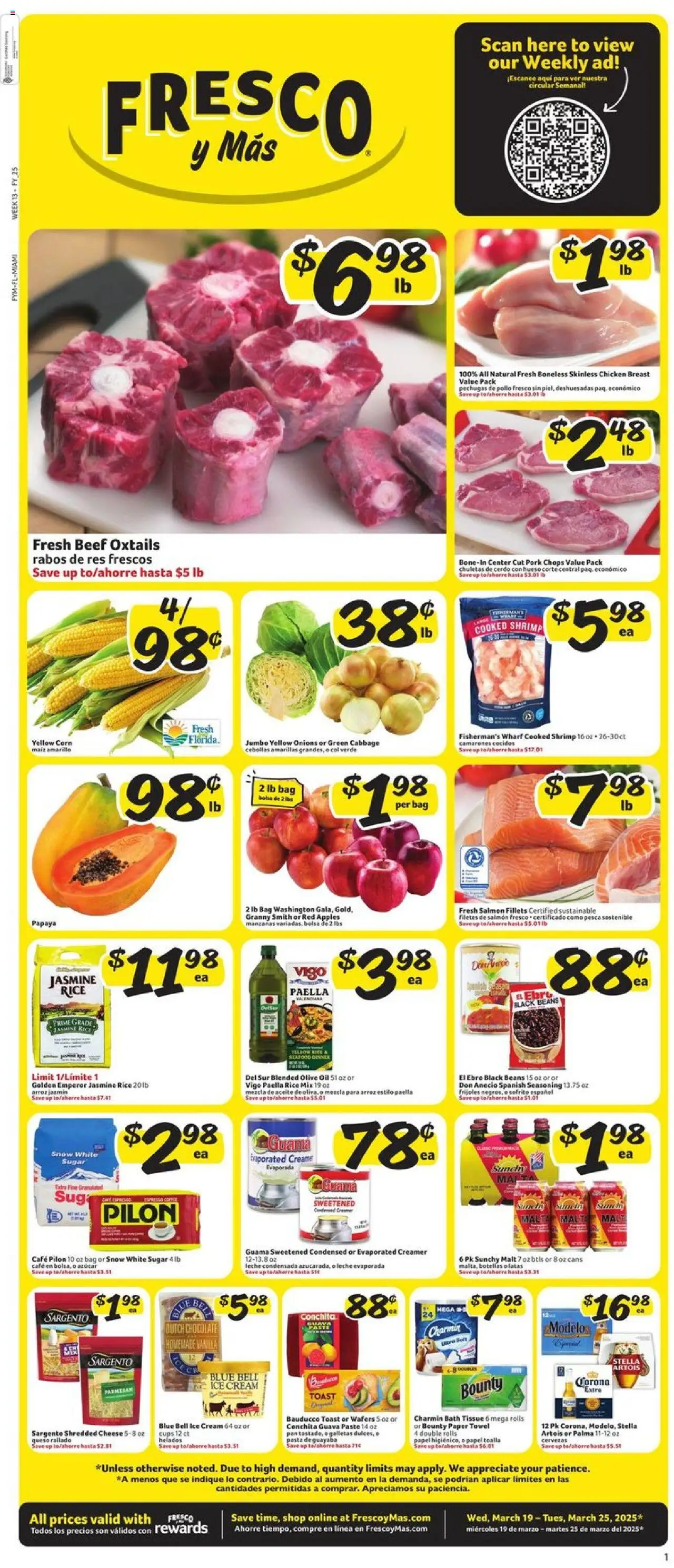 Fresco y Más Weekly Ads (03/19 - 03/25) » Deals