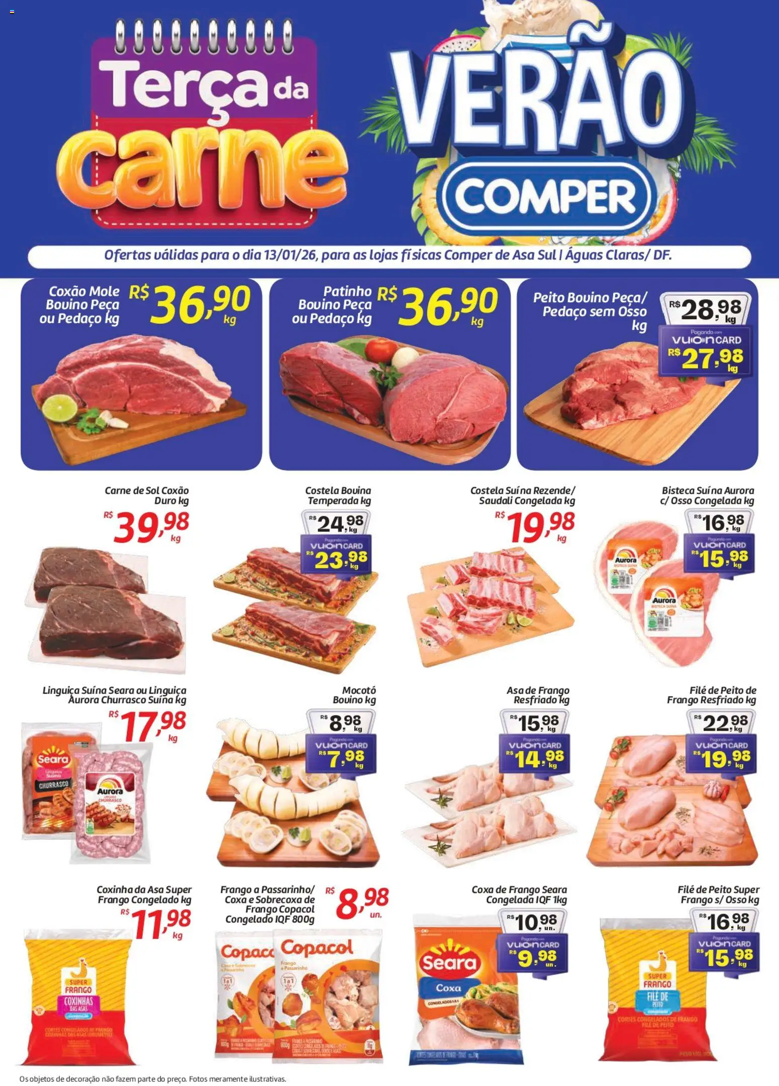 Comper Ofertas Terça da Carne (de 13/01/2026) - Promoções PDF