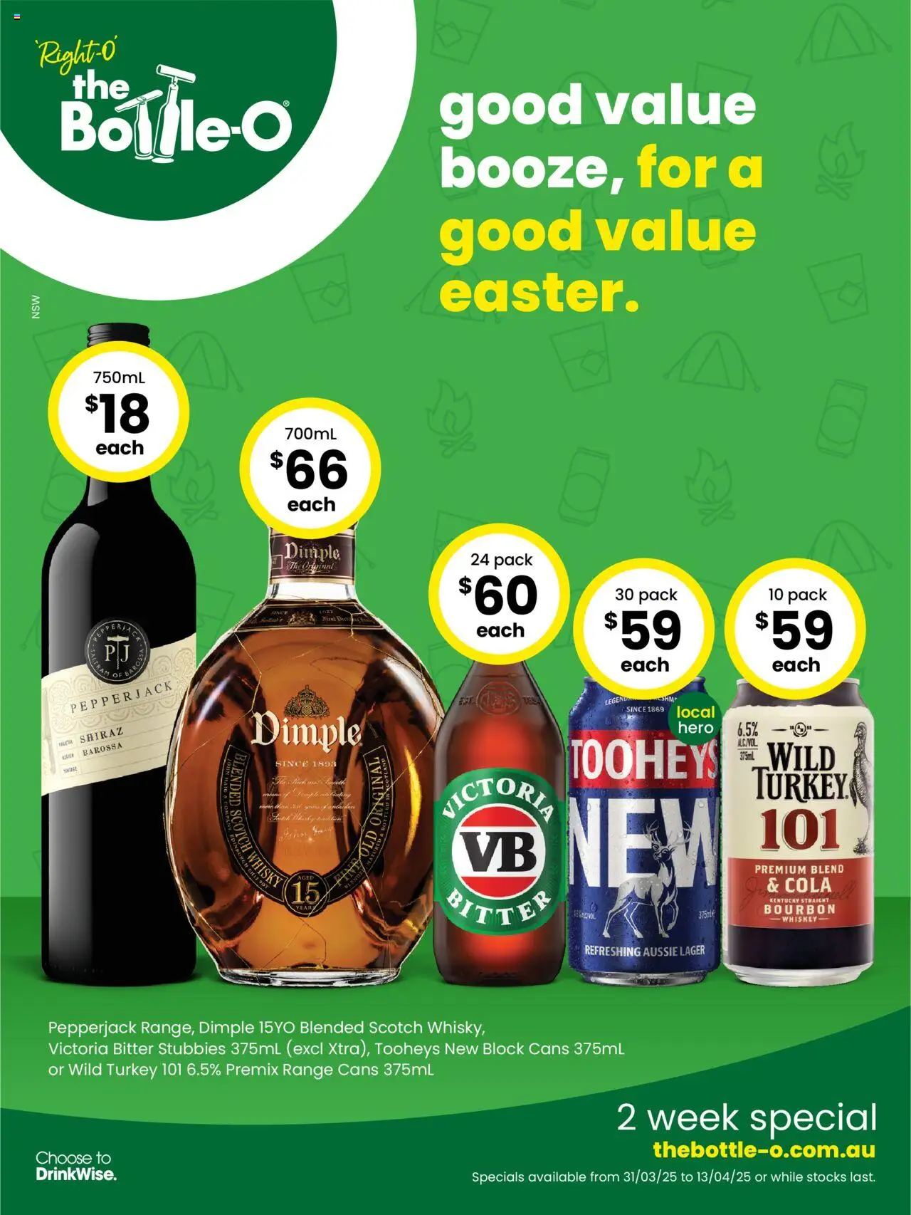 The Bottle-O Catalogue from 31/03/2025 New Specials
