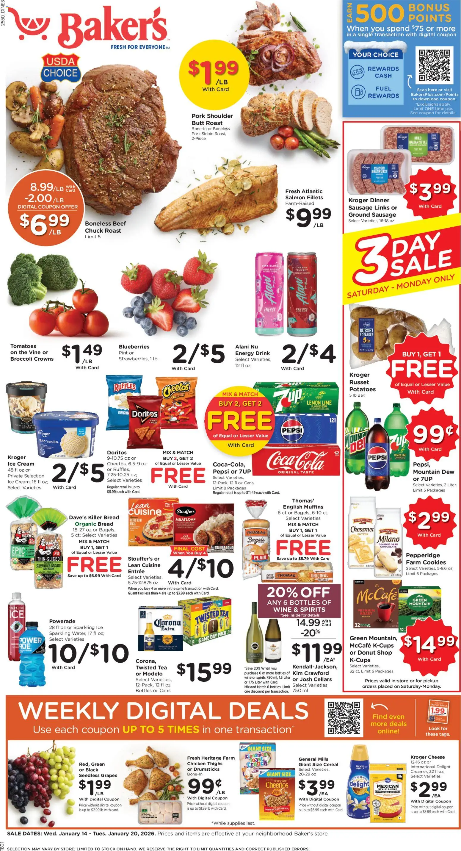 Baker's Weekly Ad - NE from 01/14/2026 >> Flyer