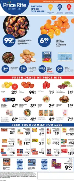 Price Rite Flyer available from 03/21/2025 >> weekly ads