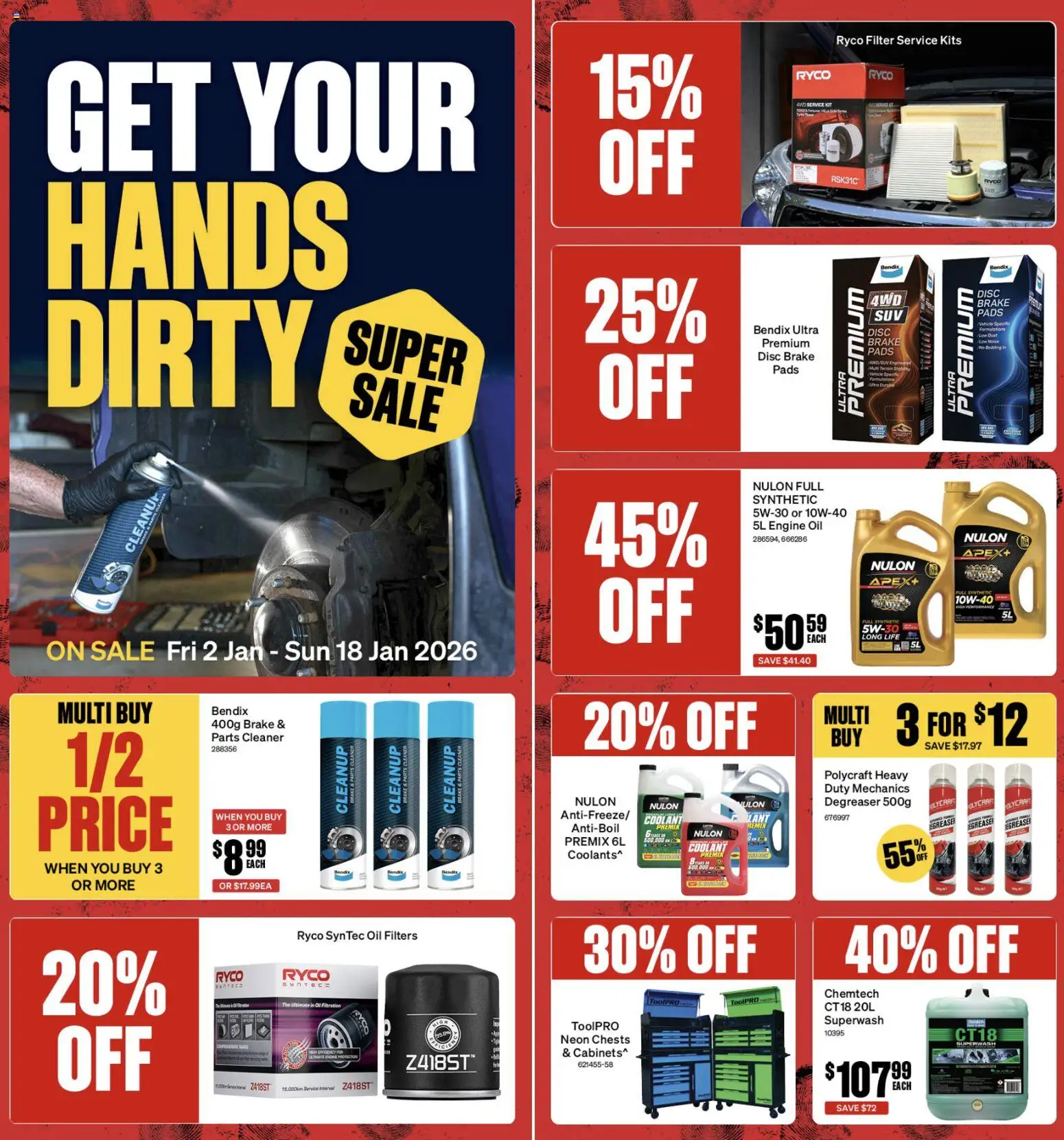 Supercheap Auto catalogue | mailer valid 2 Jan 2026