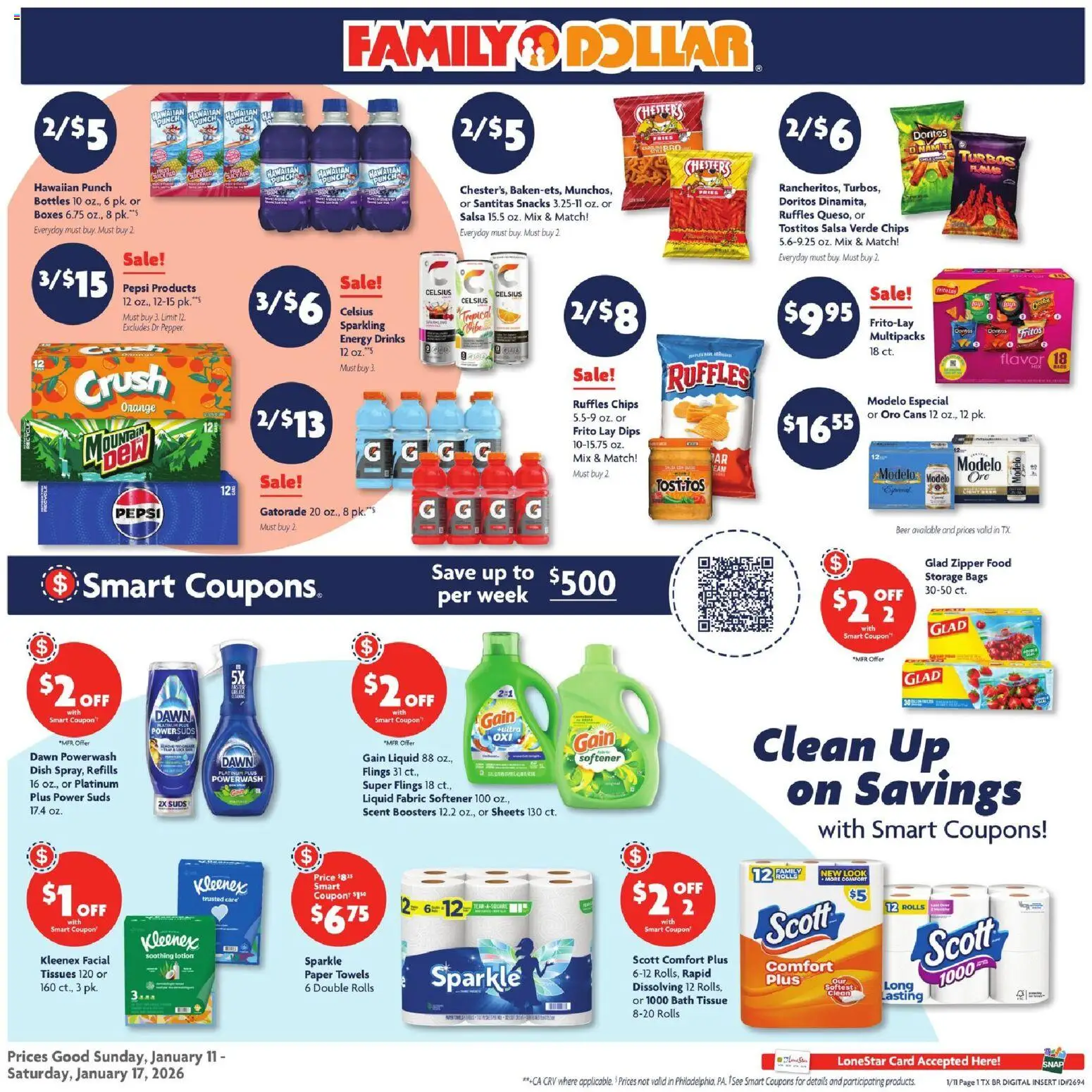 Family Dollar Grand Opening from 01/11/2026 >> Flyer