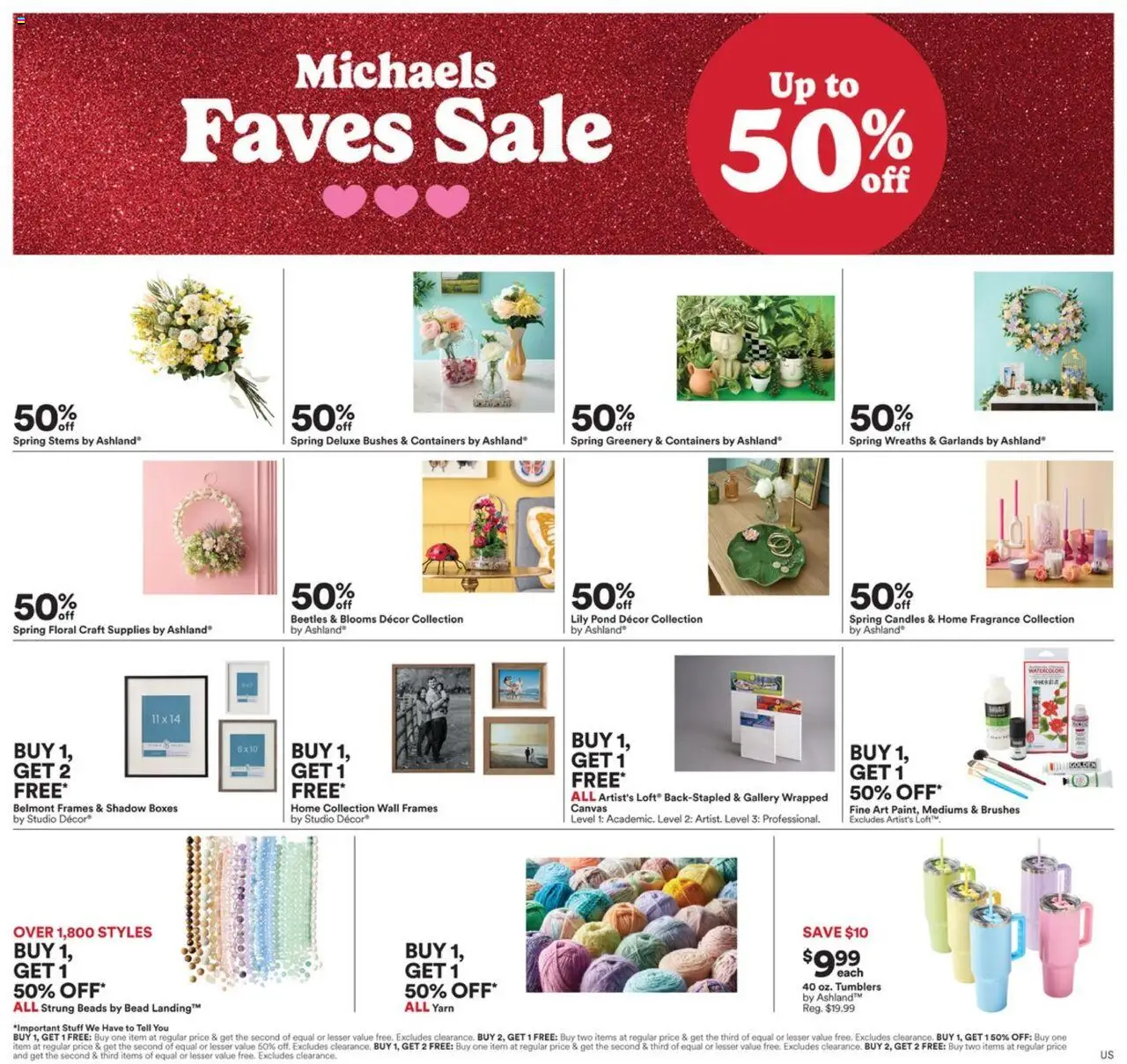 Michaels weekly ad (03/16/2025) 🛍️ Ad this week, Crafts
