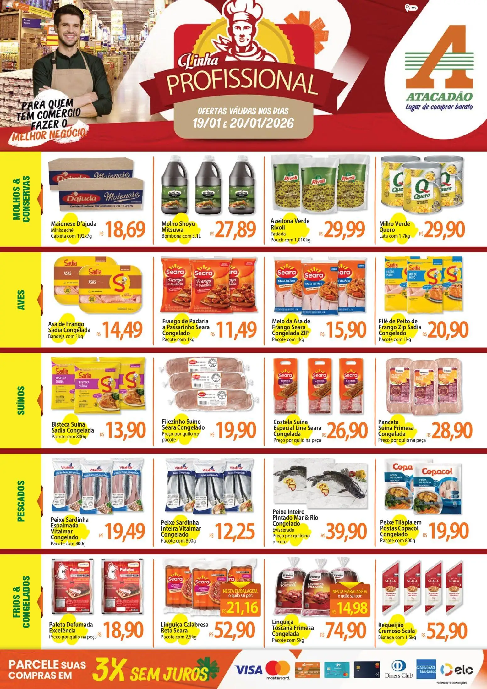 Folheto Atacadão Ofertas - MS de 19/01/2026