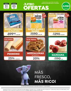 JUMBO Ofertas hoy >> 07/04/2025 fin de semana (promociones)